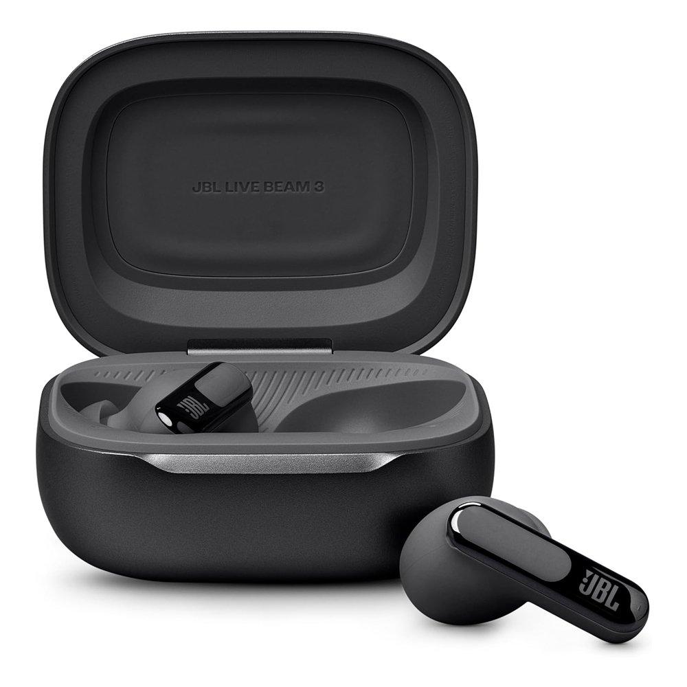 JBL Live Beam 3 Wireless Earbuds with Screen Black| Xcite