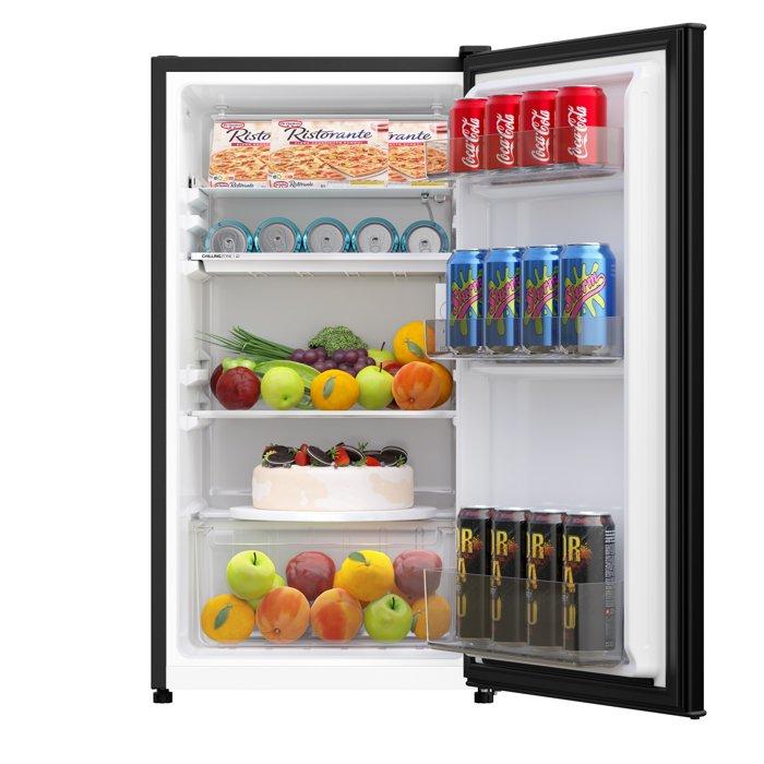 Haier Mini Bar Refrigerator 4.2CFT 90 Liters - Black| Xcite