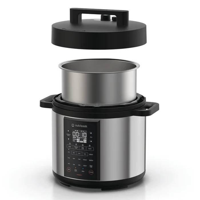 Nutricook 12-In-1 Smart Pot 3, 1500W, 8L- Steel/Black| Xcite