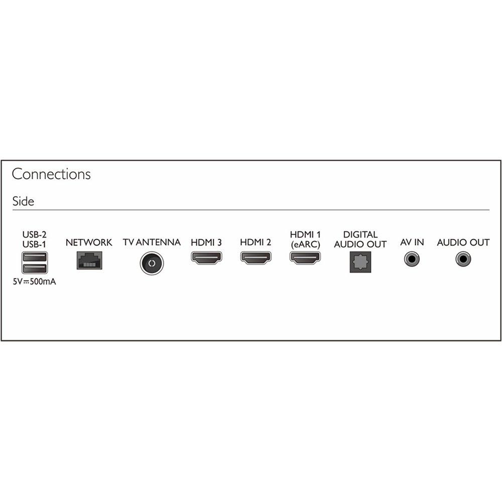 Philips 55” 4K UHD Google TV, 55PUT7110/56 – Black| Xcite