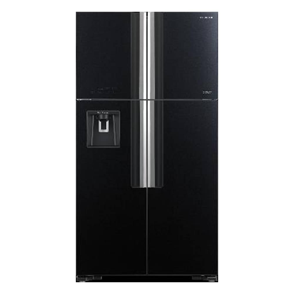 Hitachi Four Door Refrigerator 540L 21CFT Glass Black| Xcite