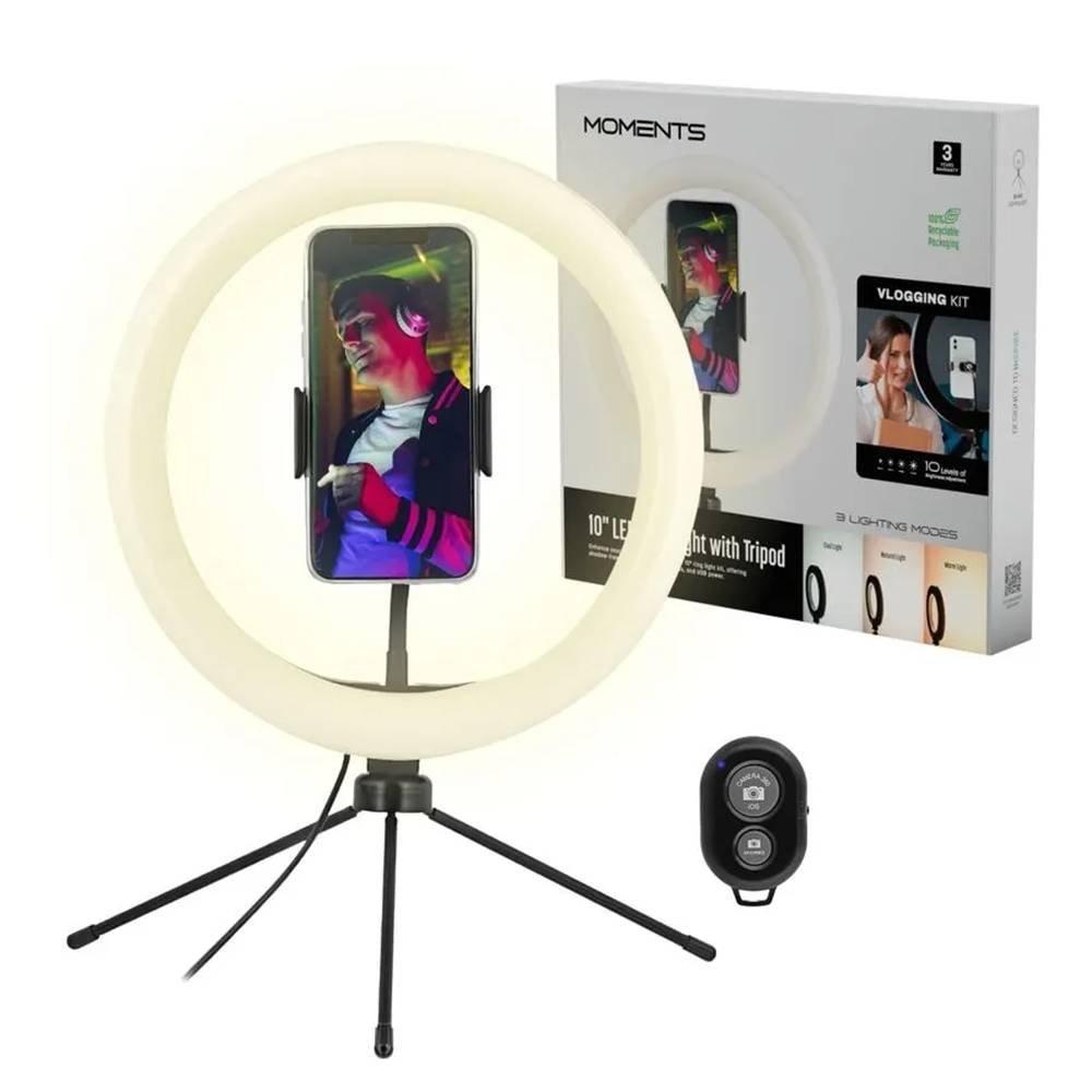 Hyphen 10-Inch Led Ring Light With Mini Tripod | Xcite