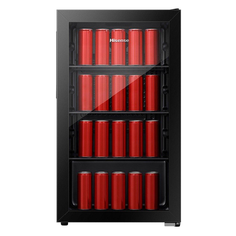 Hisense Beverage Cooler, 94L, 3.3 CFT - Black| Xcite