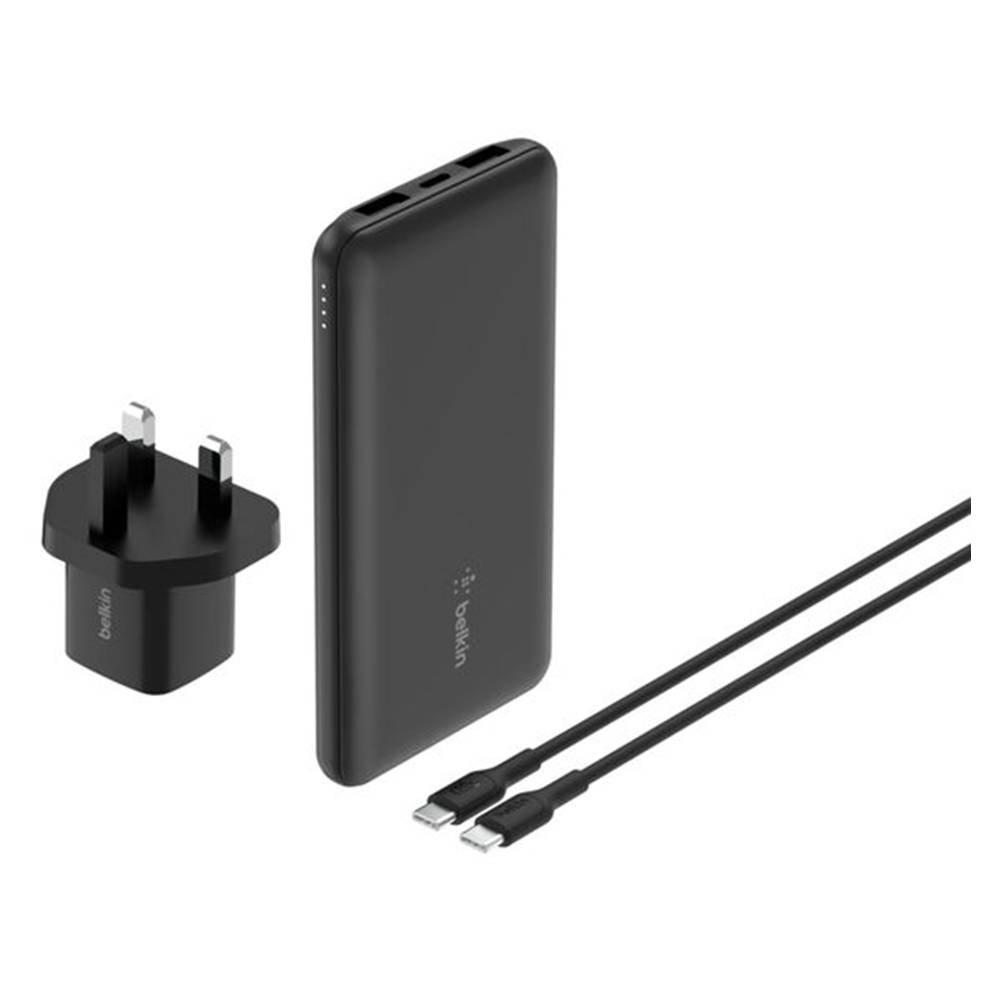Belkin 10K Power Bank + 25W Charger + USB-C Cable,| Xcite