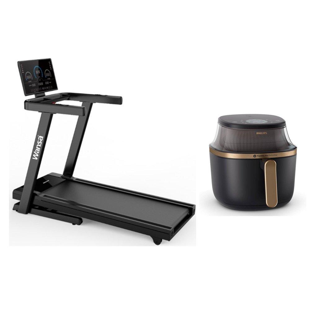 Wansa 3HP Treadmill + Philips 4.2L Digital Fryer | Xcite