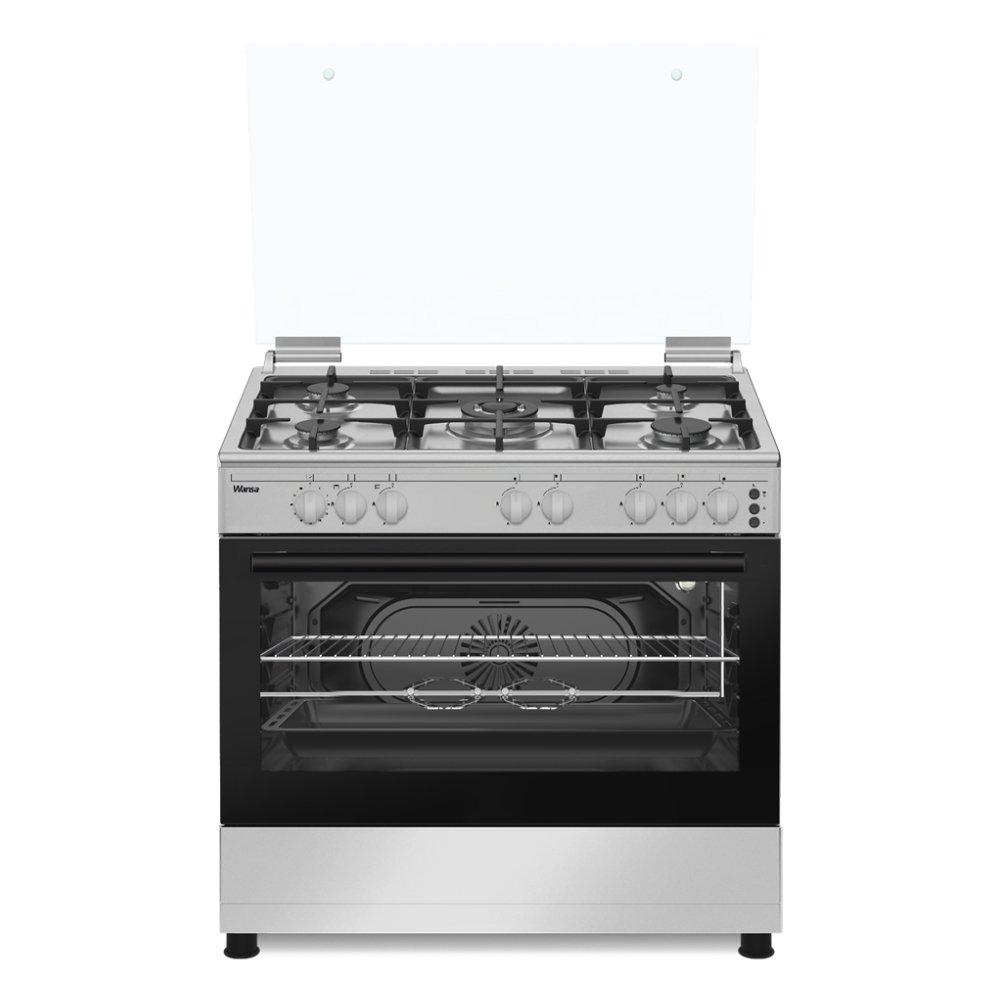 Wansa Gas Cooker + Washer + Top Freezer Refrigerator| Xcite