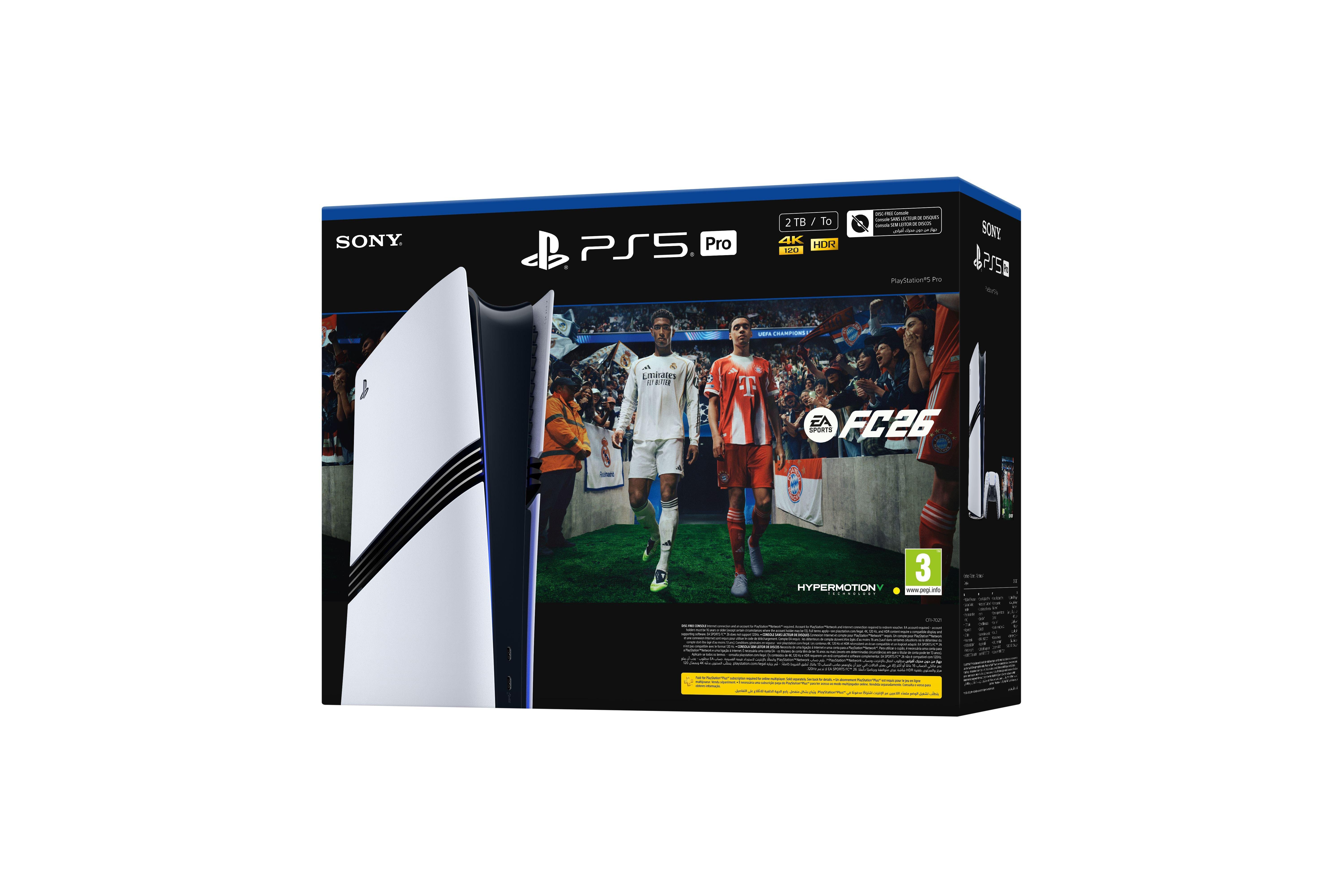 Bundle Sony PlayStation 5 Pro Console with EA Sports FC26 | Xcite