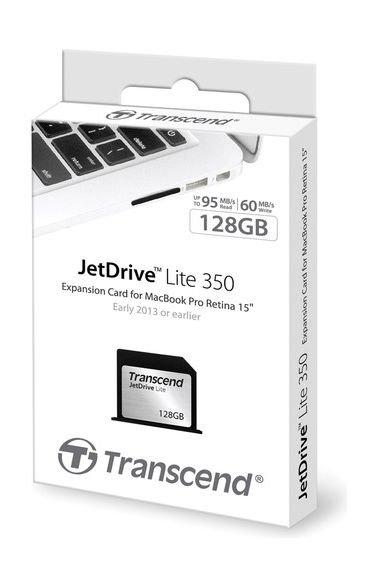 Transcend JetDrive Lite 350 128GB Flash Expansion Memory For MacBook ...