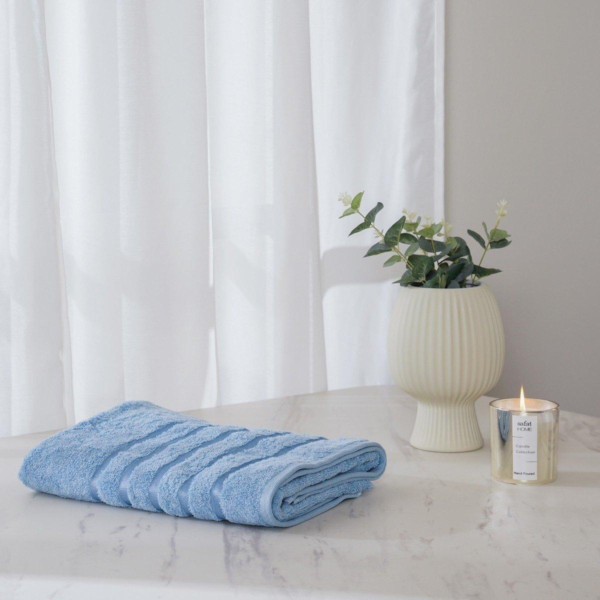 Lifestyle Plain Bath Sheet Serene 90X150 Cm in Kuwait | Buy Online ...