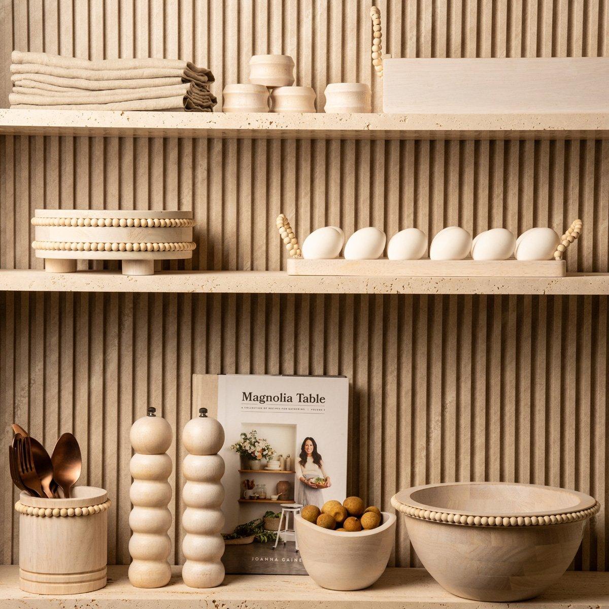 Ruby Wood Napkin Rings Set Of 3 White 6X4 cm in Kuwait | Buy Online ...