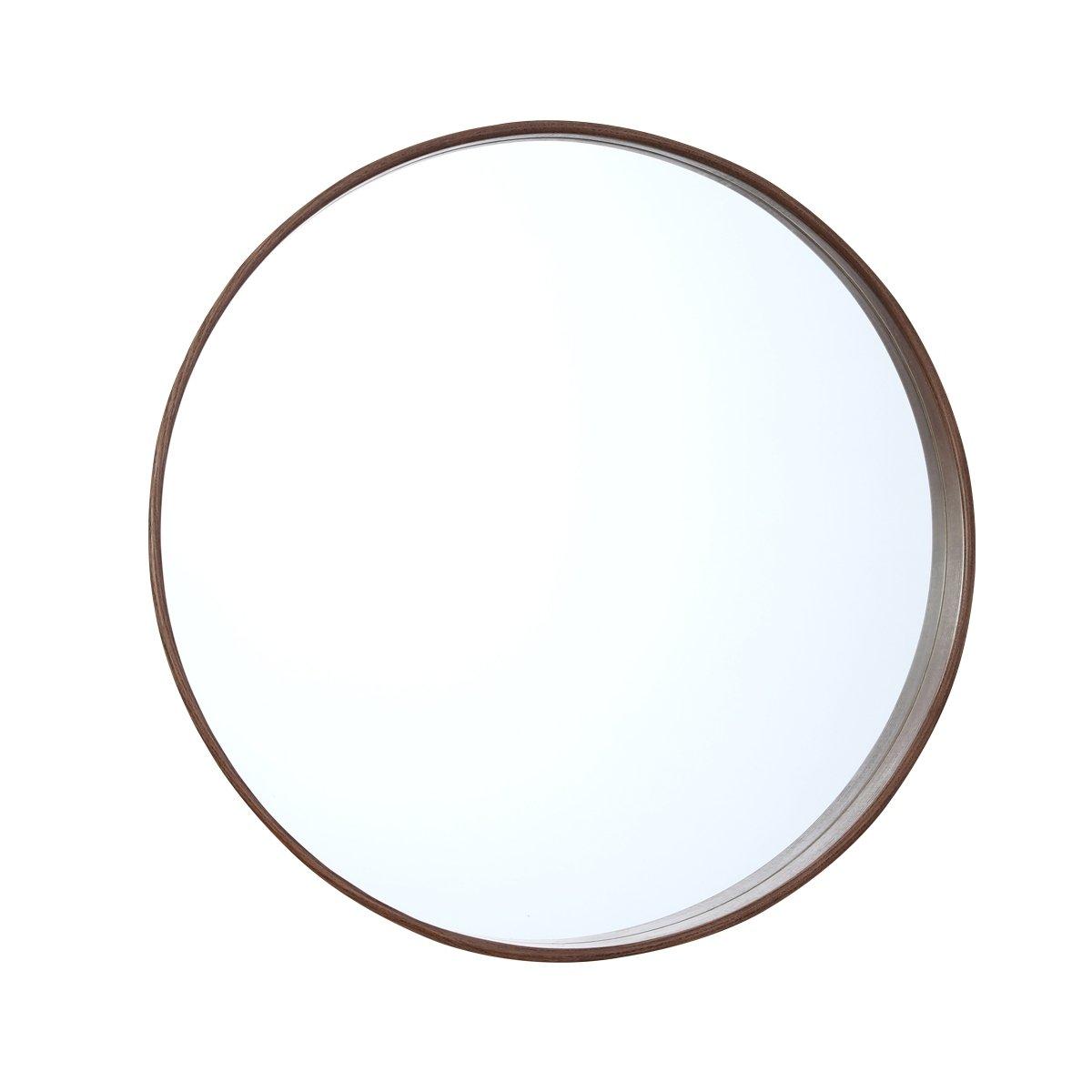 Log Round Mirror Brown 60X60X10.2 cm in Kuwait | Buy Online | safathome.com