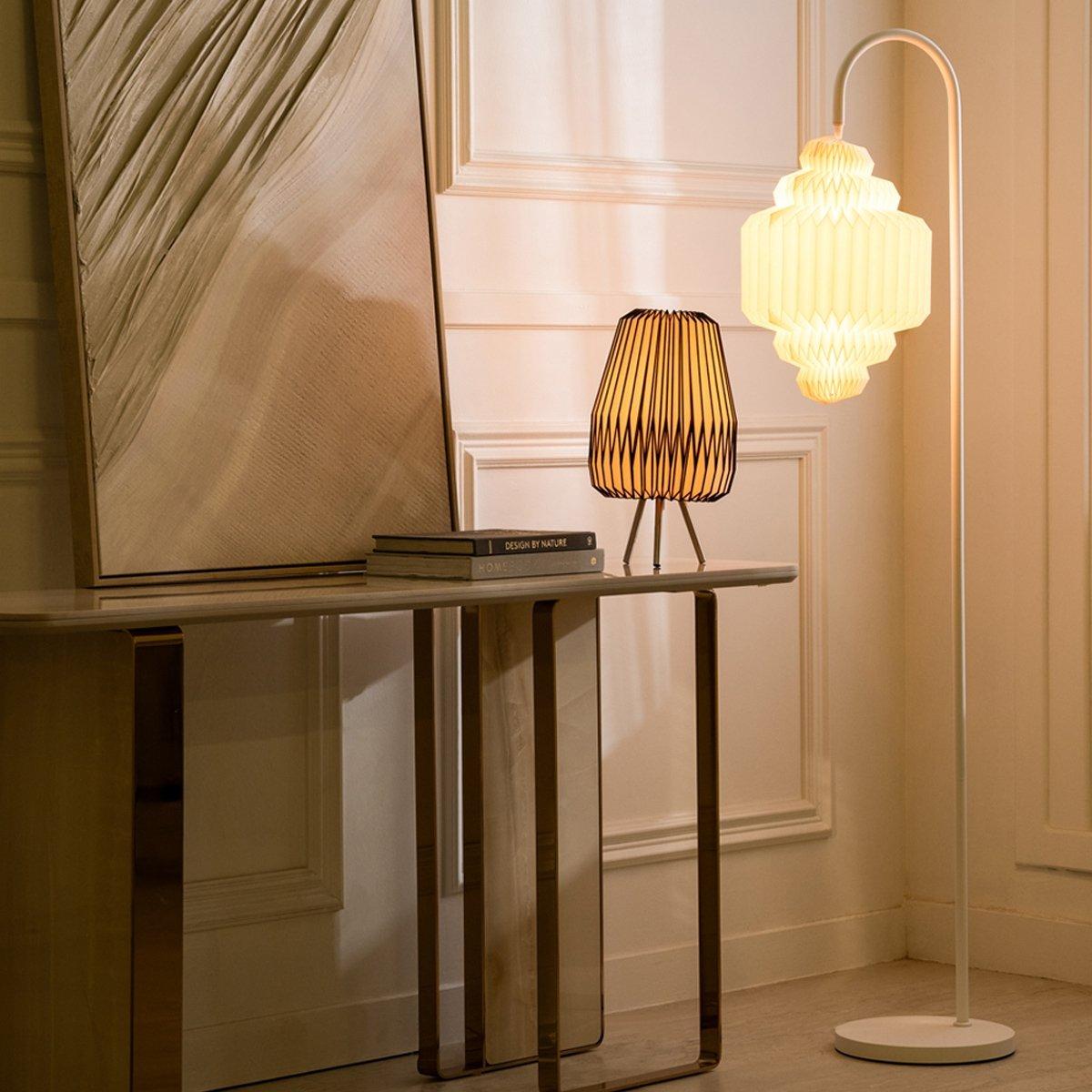 Ines Paper Table Lamp White D24 x H37 cm Price in Kuwait - Xcite