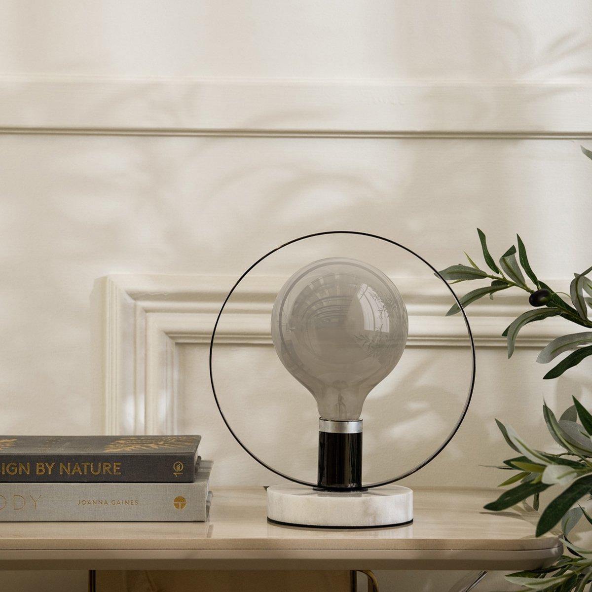 Anders Marble Table Lamp Black Price in Kuwait - Xcite Alghanim