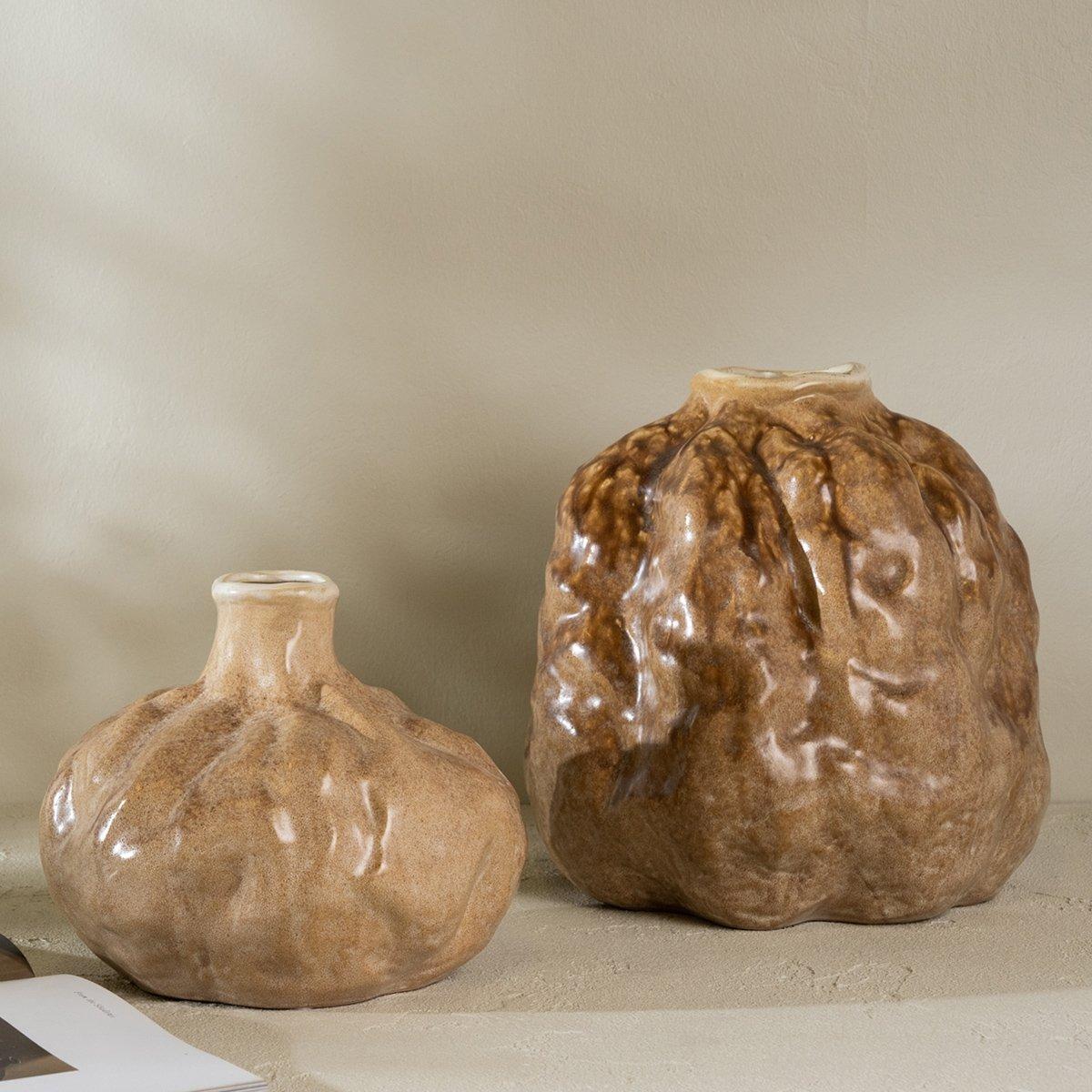 Damaris Vase Brown 30X29.3X30 cm in Kuwait | Buy Online | safathome.com