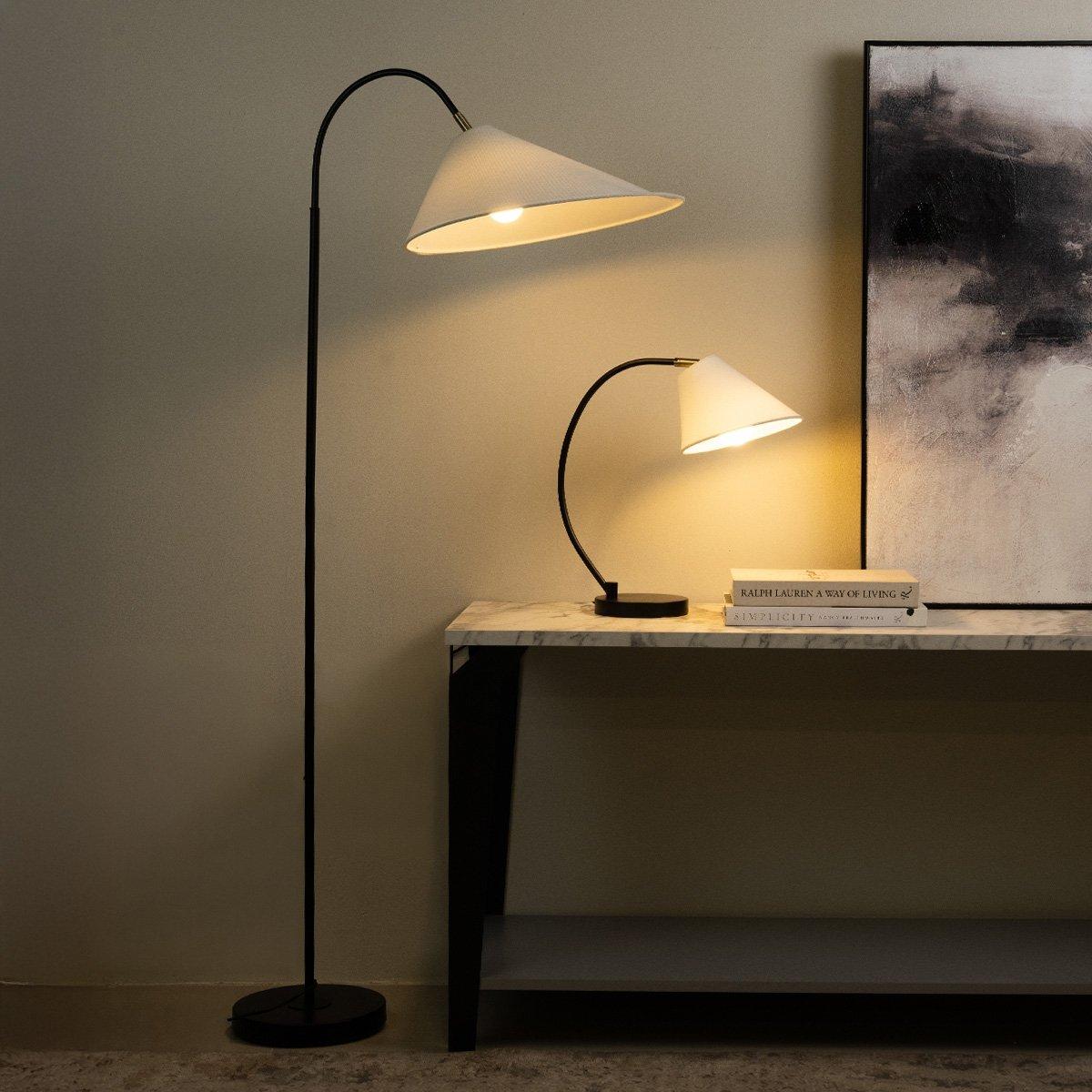 Over Metal Table Lamp White 45 cm in Kuwait | Buy Online | safathome.com