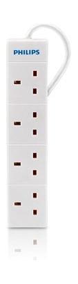 سعر Philips 4 Sockets Extension Cord 1.8 Meters (SPN1043A) - White في ...