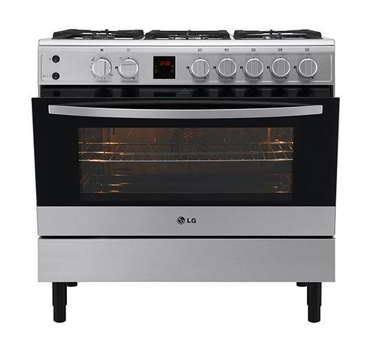 LG 90x60 cm 5-Burner Floor Standing Gas Cooker (LF98V05S) Price in ...
