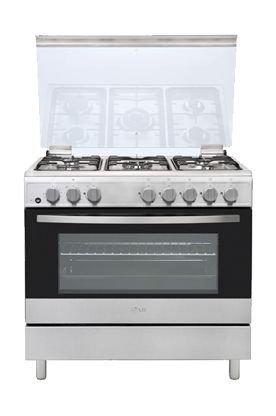 LG 90x60 cm 5-Burner Floor Standing Gas Cooker (LF98V10S) Price in ...