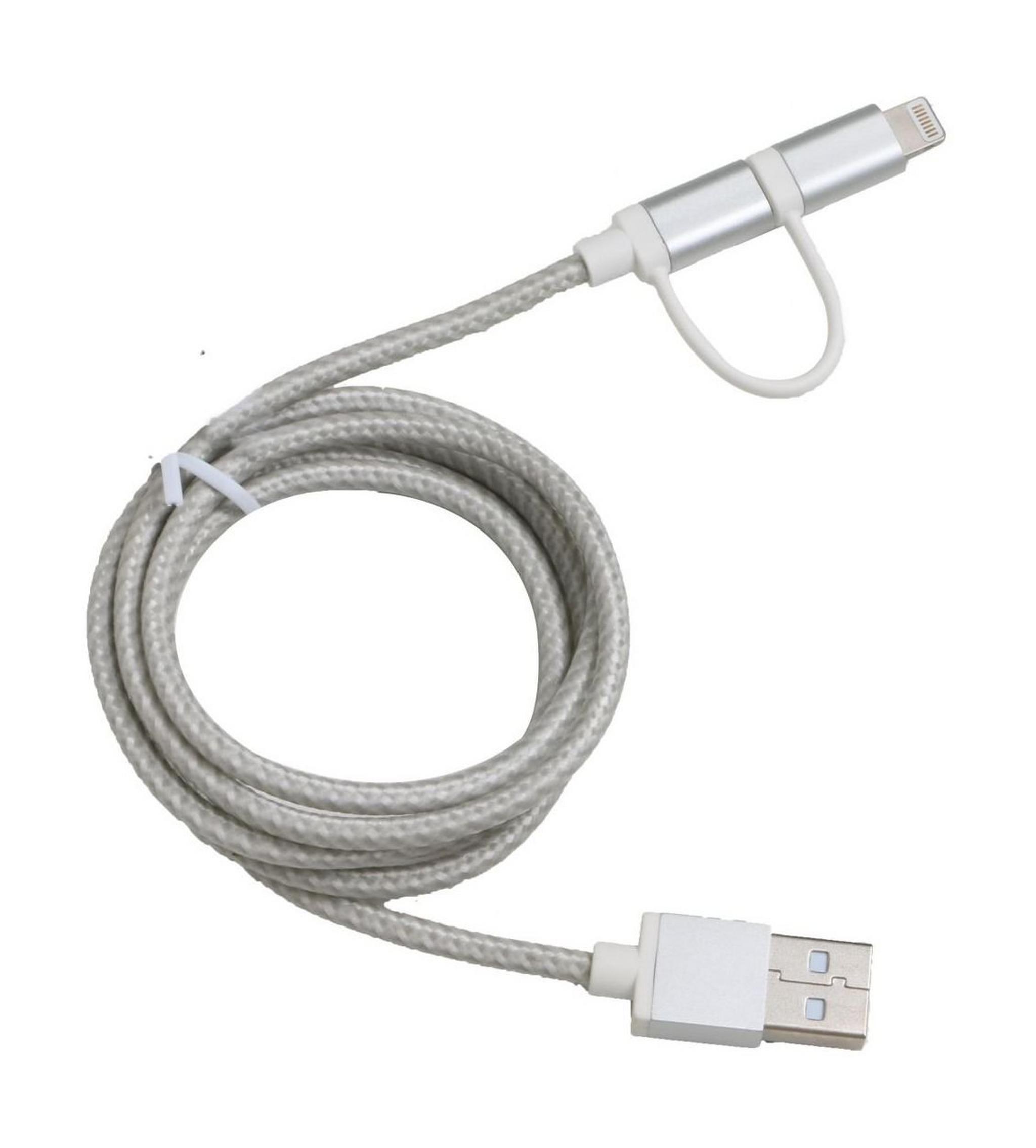 Spark 2-in-1 Charge and Sync USB to Lightning/Micro USB Cable 1 Meter ... Spark 2-in-1 Charge and Sync USB to Lightning/Micro USB Cable 1 Meter ...