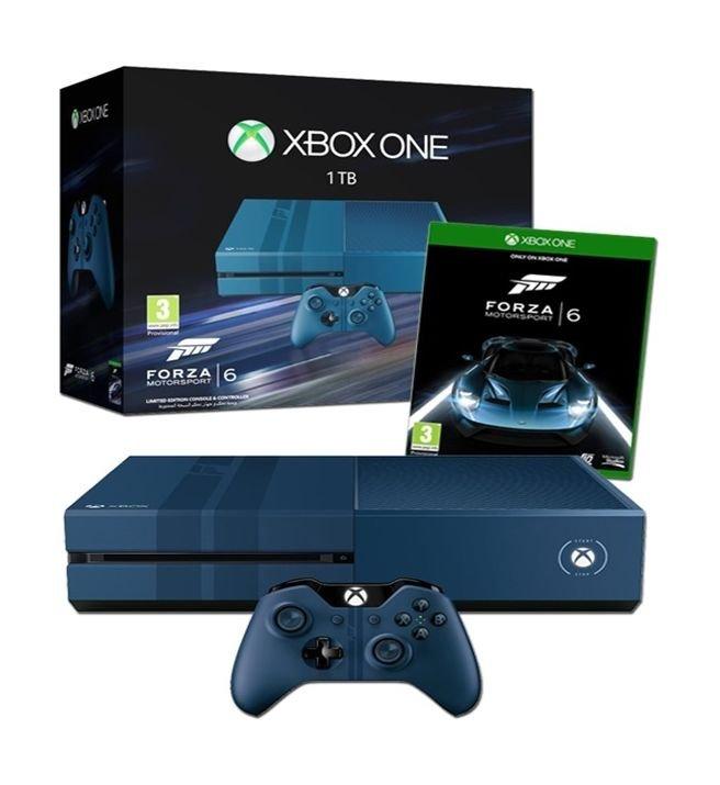 Microsoft Xbox One 1TB Forza6 Blue Console with Forza6 Game Bundle ...