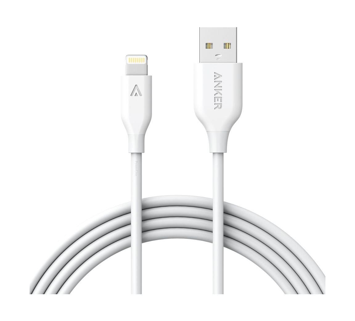 Anker PowerLine 0.9 Meters Lightning Cable (A8111H21) - White Price in ...