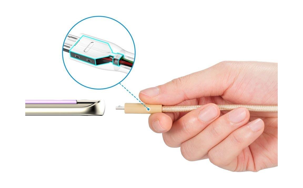 Anker PowerLine + 1.8 Meter Micro-USB Cable (A8143HB1) - Gold Price in ...