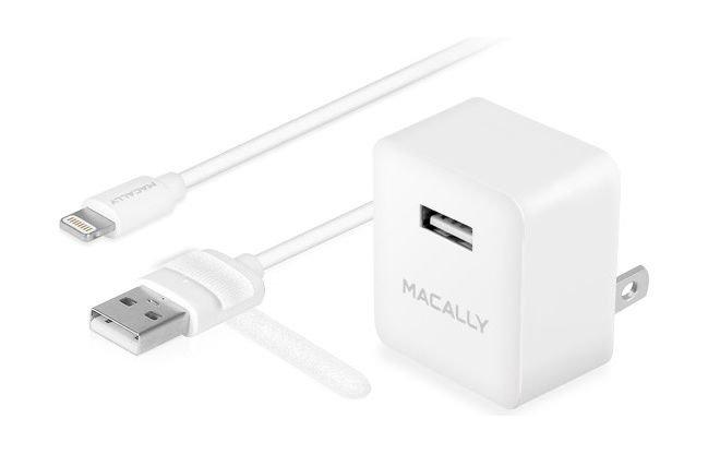 Macally 12W Home Charger with Detachable Lightning Cable For iPad ...