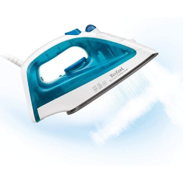 Tefal 1200W 170ml Essential Steam Iron (FV1026M0) – Blue Price in ...