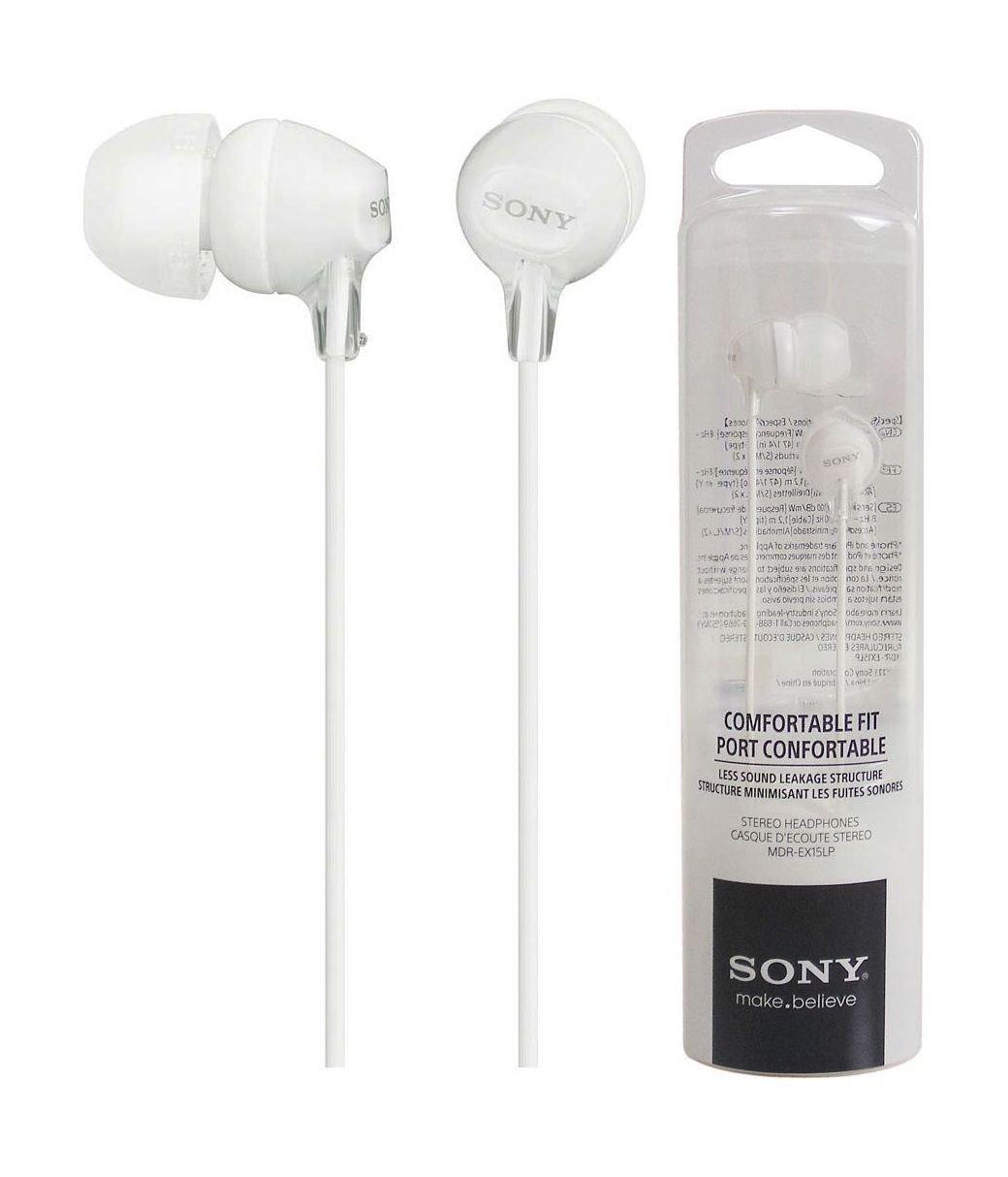Sony In-Ear Headphone (MDR-EX15LP/W) – White Price in Kuwait - Xcite