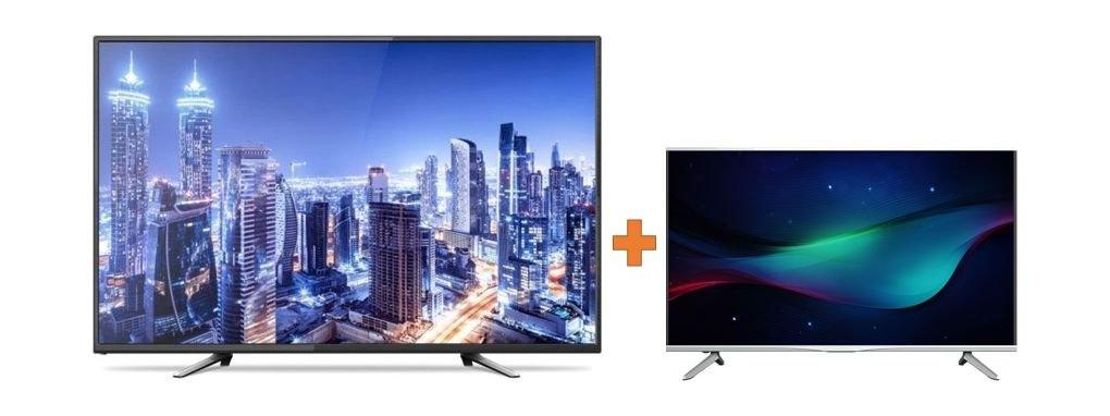Wansa 65-inch UltraHD (2160p) Smart LED TV + Wansa 43-inch UHD (2160p ...