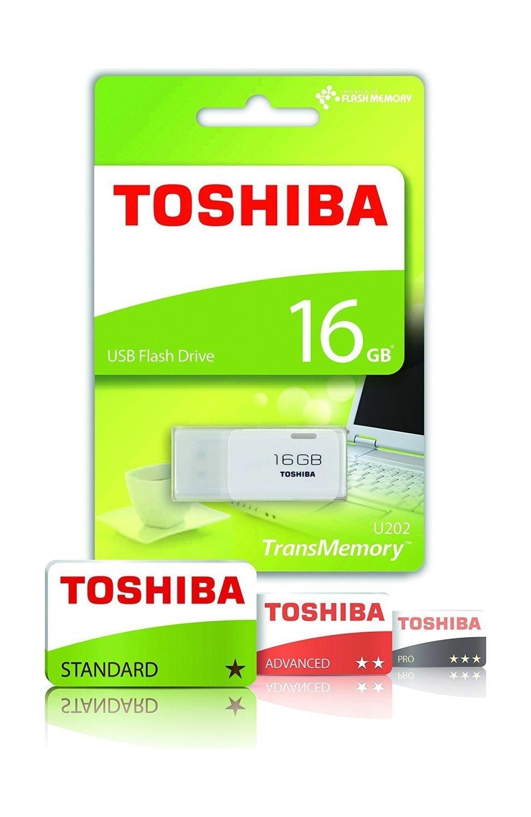 سعر Toshiba 16GB TransMemory USB Flash Drive (THN-U202W0160E4) – White في الكويت - اكسايت