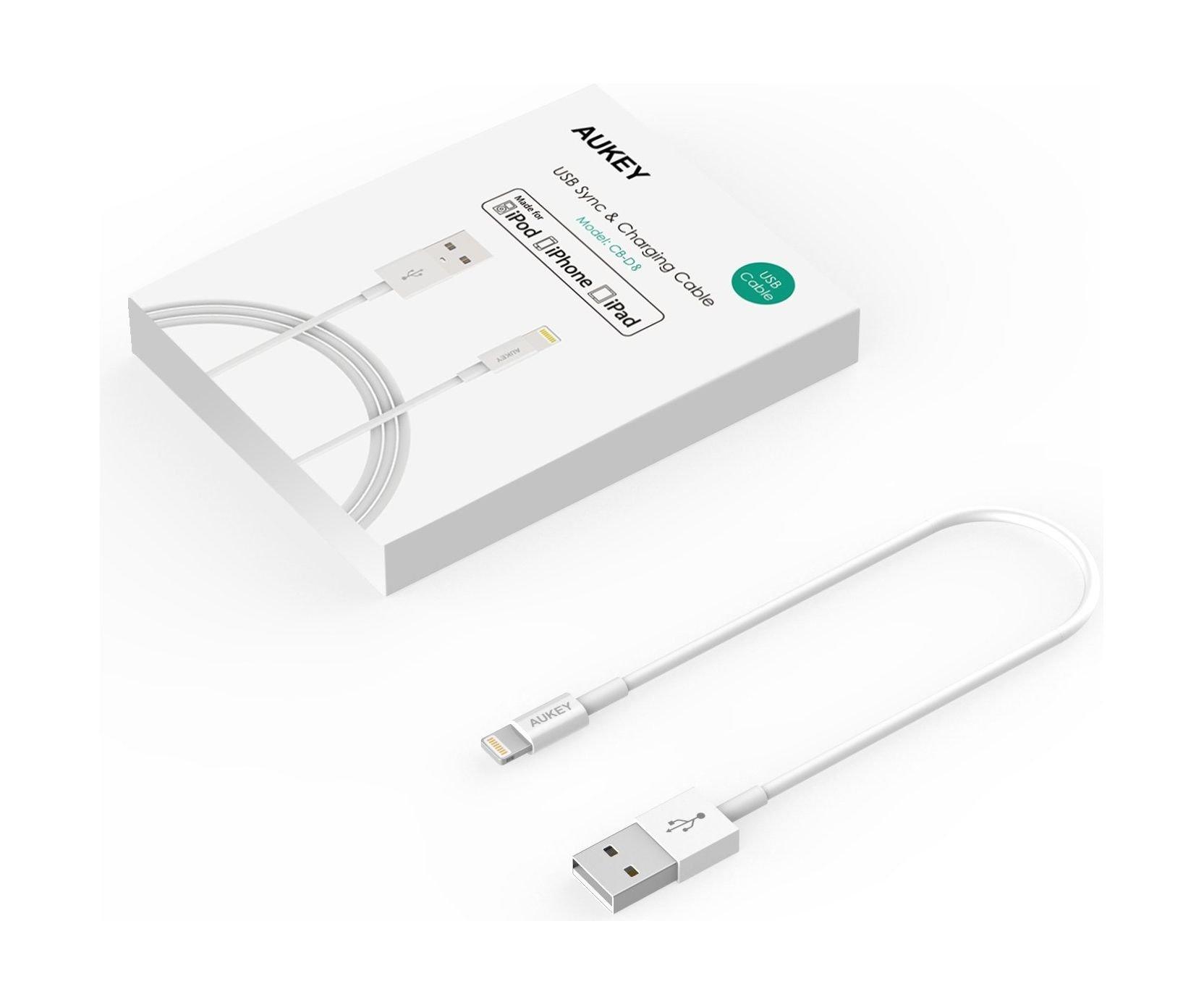 Aukey MFI Lightning | Sync and Charging Cable | Xcite