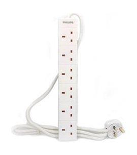 Philips Power Extension 6 Outlets 1.8M (SPN1763WA/56) Price in Kuwait - Xcite