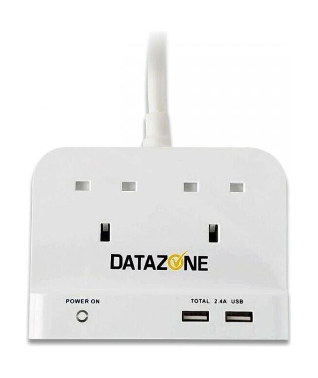 Datazone 2 Socket Power Extension 2M Price in Kuwait - Xcite