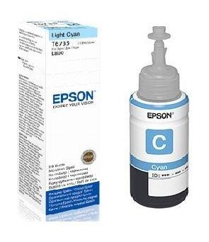 Epson T6735 Light Cyan Ink Bottle 70ml Price in Kuwait - Xcite
