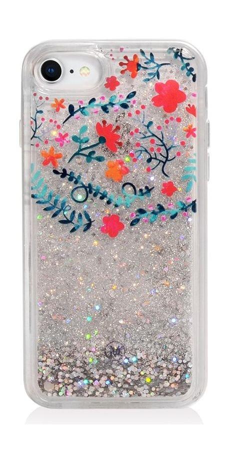 Monocozzi Pattern Lab Liquid Glitter Case For iPhone 8 - Flowers Price ...
