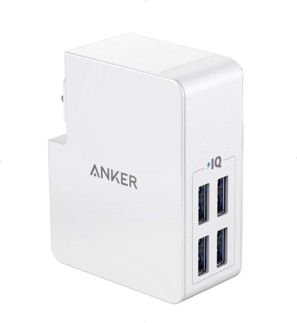 Anker PowerPort | 4 Ports Wall Charger | Xcite Kuwait