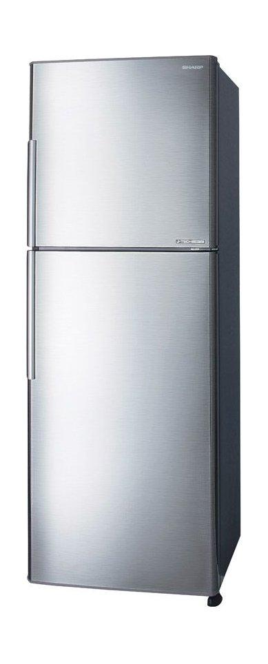 Sharp 10.1 Cubic Feet Freezer on Top Refrigerator (SJ-S390-SS) - Silver ...
