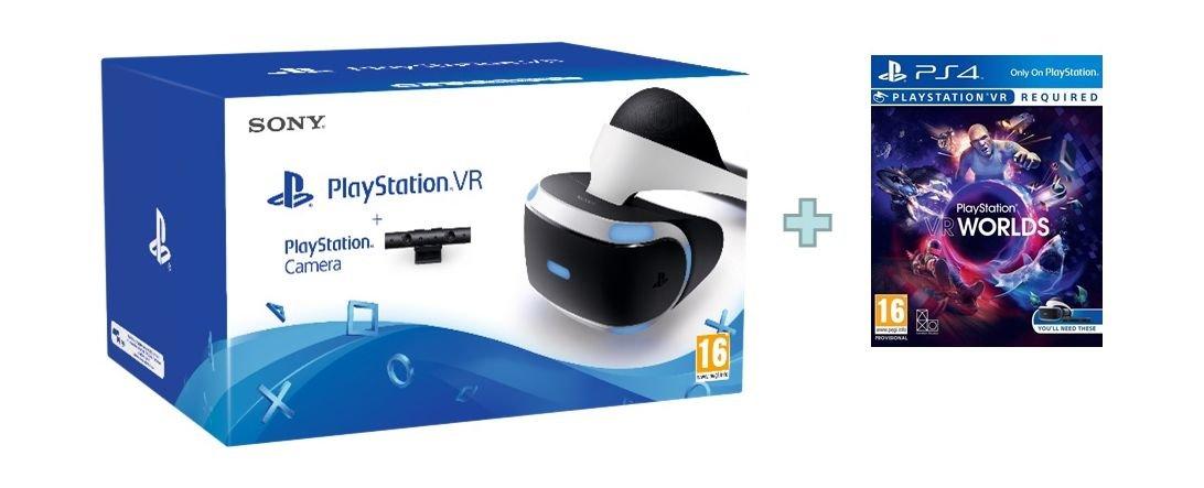 Sony PlayStation VR + PlayStaion Camera + VR Worlds Price in Kuwait - Xcite