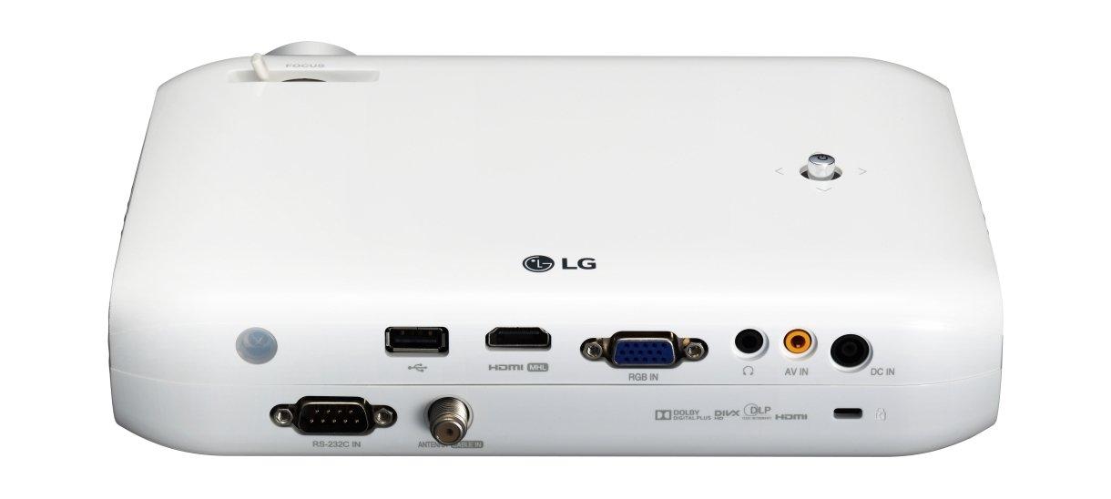 سعر LG PW1000G-GL 1000 Lumen Minibeam Screenshare LED Projector - White ...