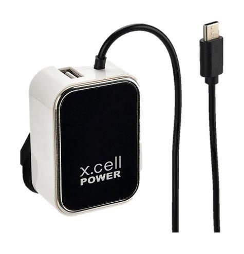 Xcell 1-USB Port With Type-C Cable (HC-225c) - Black Price in Kuwait ...