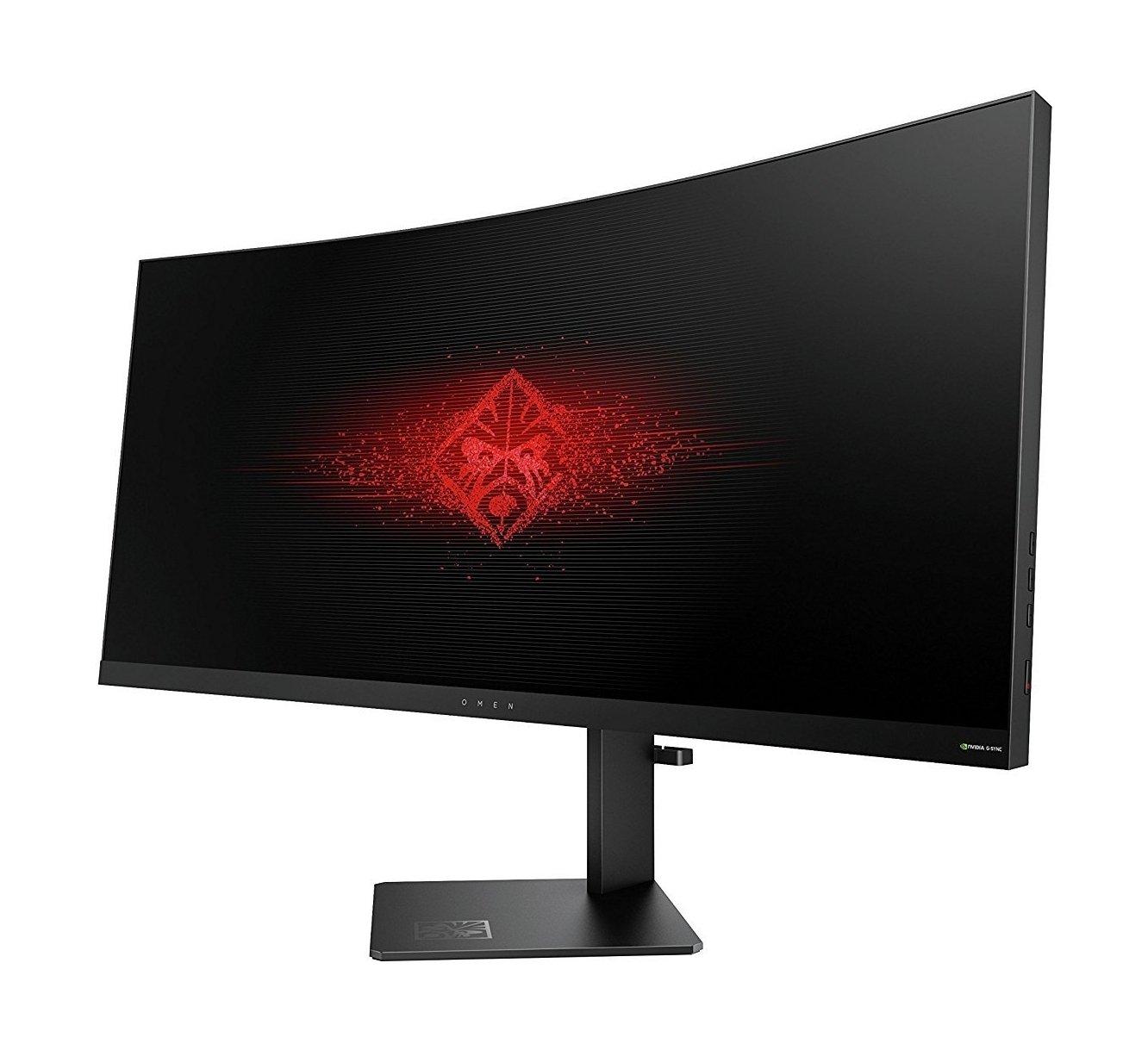 HP Omen X 35 inch WQHD Curved Display Gaming Monitor - Licorice Black ...