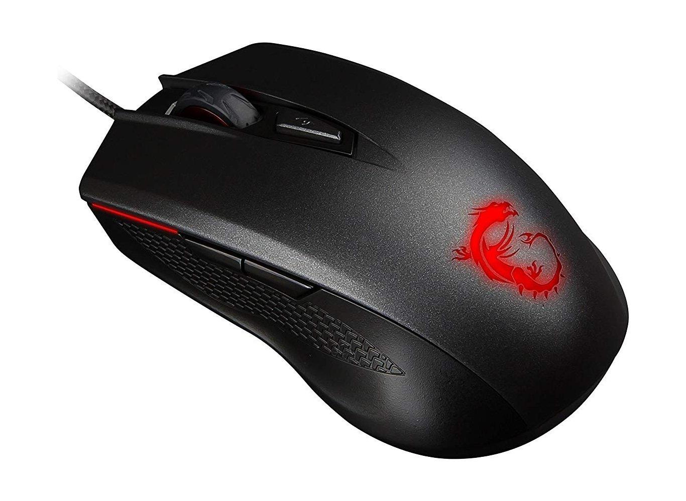 MSI Clutch GM40 USB Adjustable DPI Ergonomic Design Gaming Grade ...
