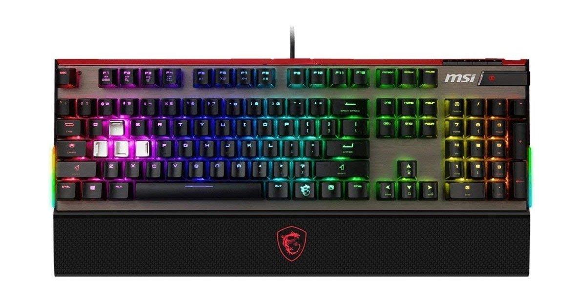 MSI Vigor GK80 US Backlit RGB Dedicated Hot Keys Mechanical Gaming ...