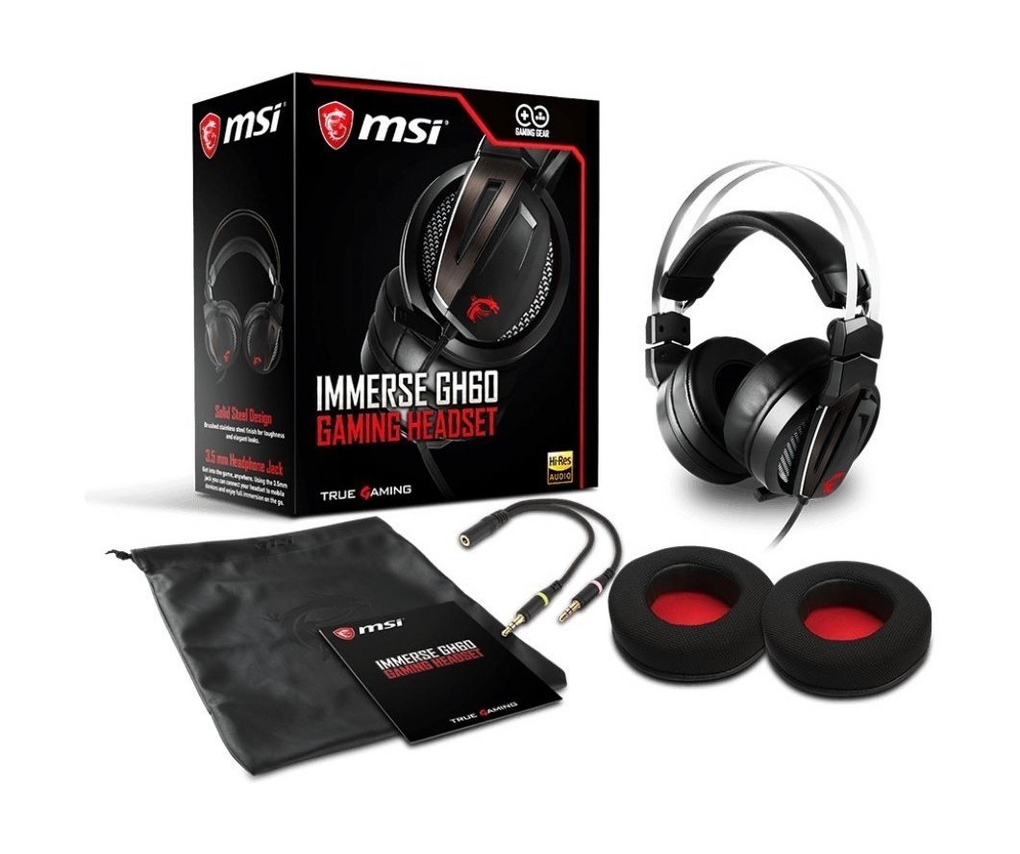 MSI GH60 Stainless Steel HI Res Audio Gaming Headset Price in Kuwait ... MSI GH60 Stainless Steel HI Res Audio Gaming Headset Price in Kuwait ...