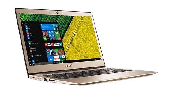 Acer Swift 1 Celeron N3350 4GB RAM 64GB eMMC 13 inch Laptop - Gold ...