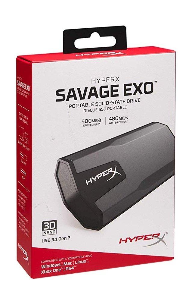 HyperX Savage EXO 960G USB 3.1 External Portable Solid State Drive ...