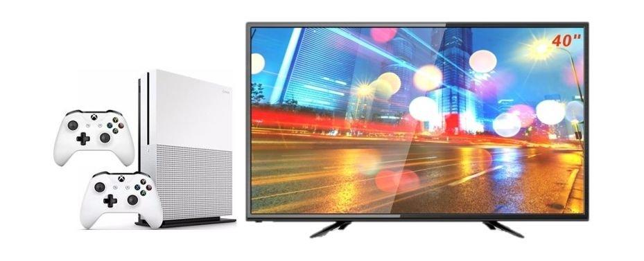 Wansa 40 inch Full HD LED TV + Xbox One S 1TB Console With 2 Controller ...