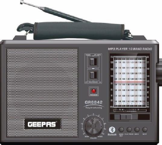 Geepas Rechargeable Bluetooth Portable Radio (GR6842) Price in Kuwait ...