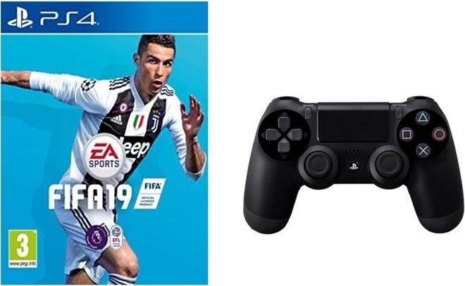 FIFA 19: PlayStation 4 Game + Sony PlayStation 4 DualShock 4 Controller ...